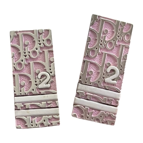 Dior | Jewelry | Vtg Christian Dior Silver Pink Trotter Diorissimo ...